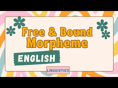 Free Morphemes and Bound Morphemes | Key Concepts | Examples | in English