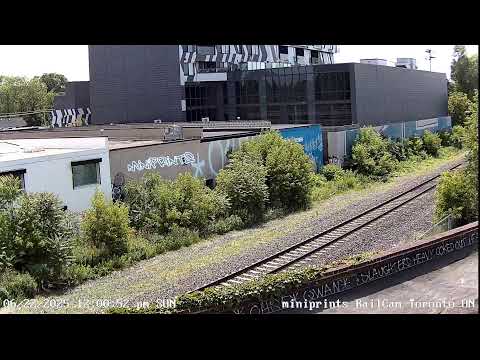 RailCam LIVE from miniprints HQ in Toronto Canada