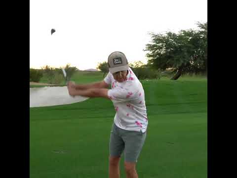 The 50 yard Super Spinner Golf Shot!! #shorts