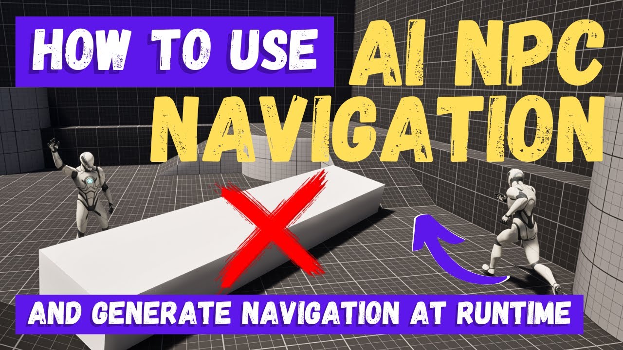 How To Make An AI NPC Navigate Your Level - Unreal Engine 5 Tutorial