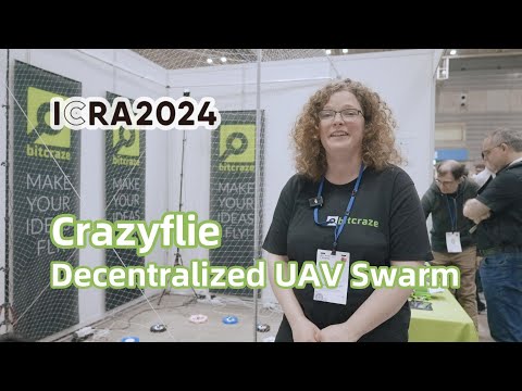 ICRA 2024: Crazyflie Demo Decentralized UAV Swarm