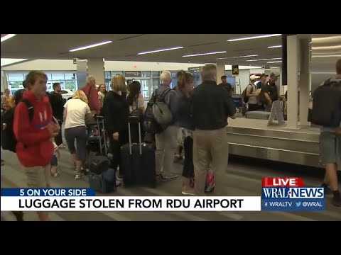 Luggage Thieves Caught On Camera At Raleigh-Durham International Airport