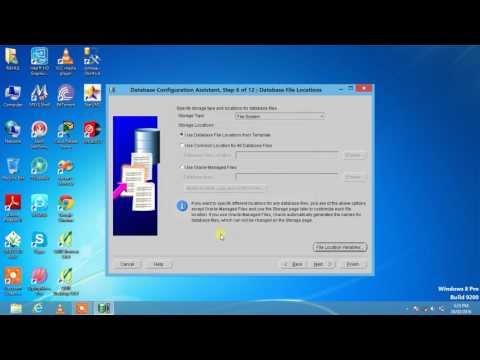 DW-2-Creating an Oracle database with the Database Configuration Assistant