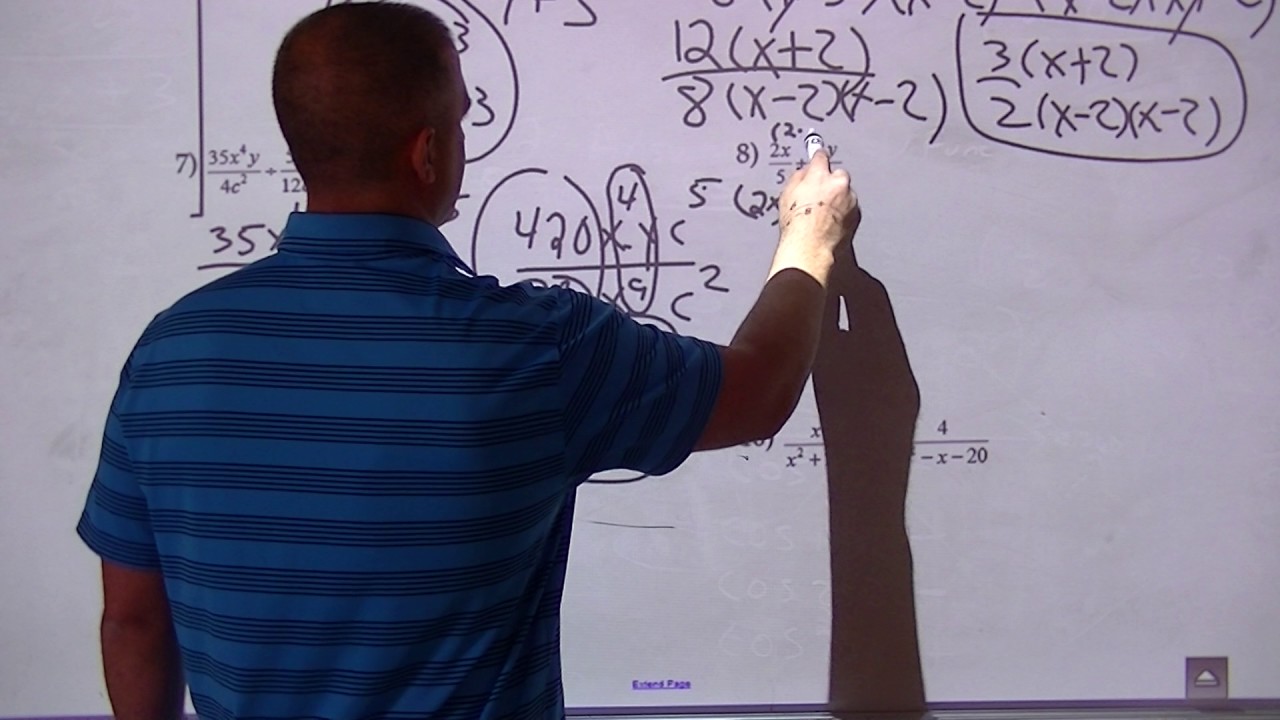 Algebra 2 Quarter 3 Test Part 1