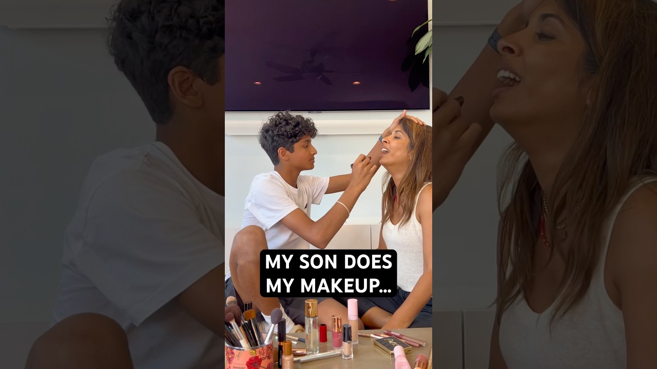 Jae does my makeup | #shorts