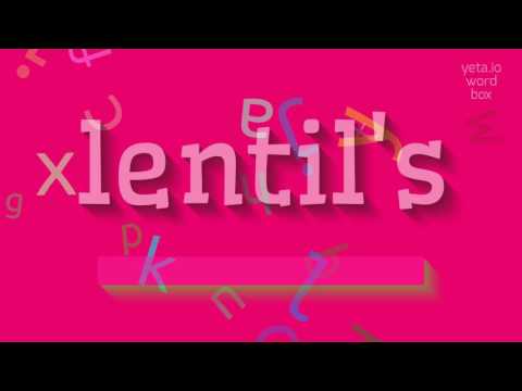 How to say "lentil's"! (High Quality Voices)