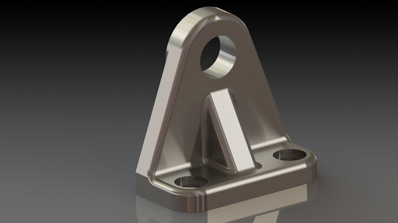 Chapter 14 Part 3 Bracket SolidWorks Tutorial