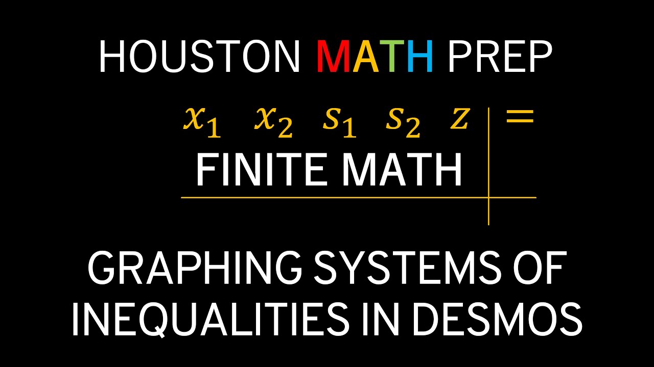 Graphing Systems of Linear Inequalities in Desmos Graphing Calculator