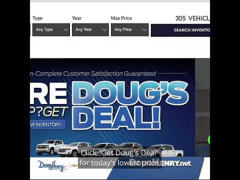 Get Doug's Best Deal at Doug Henry Chevrolet GMC