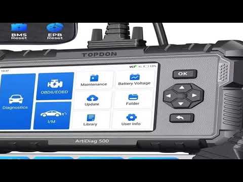 Topdon ArtiDiag500 Car Diagnostic Tool All Systems OBD2 Diagnostic Scanner Engine ABS SRS Airbag Au
