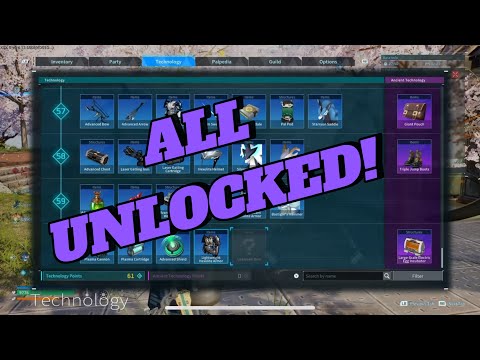 How To Unlock The Entire Tech Tree In PalWorld!