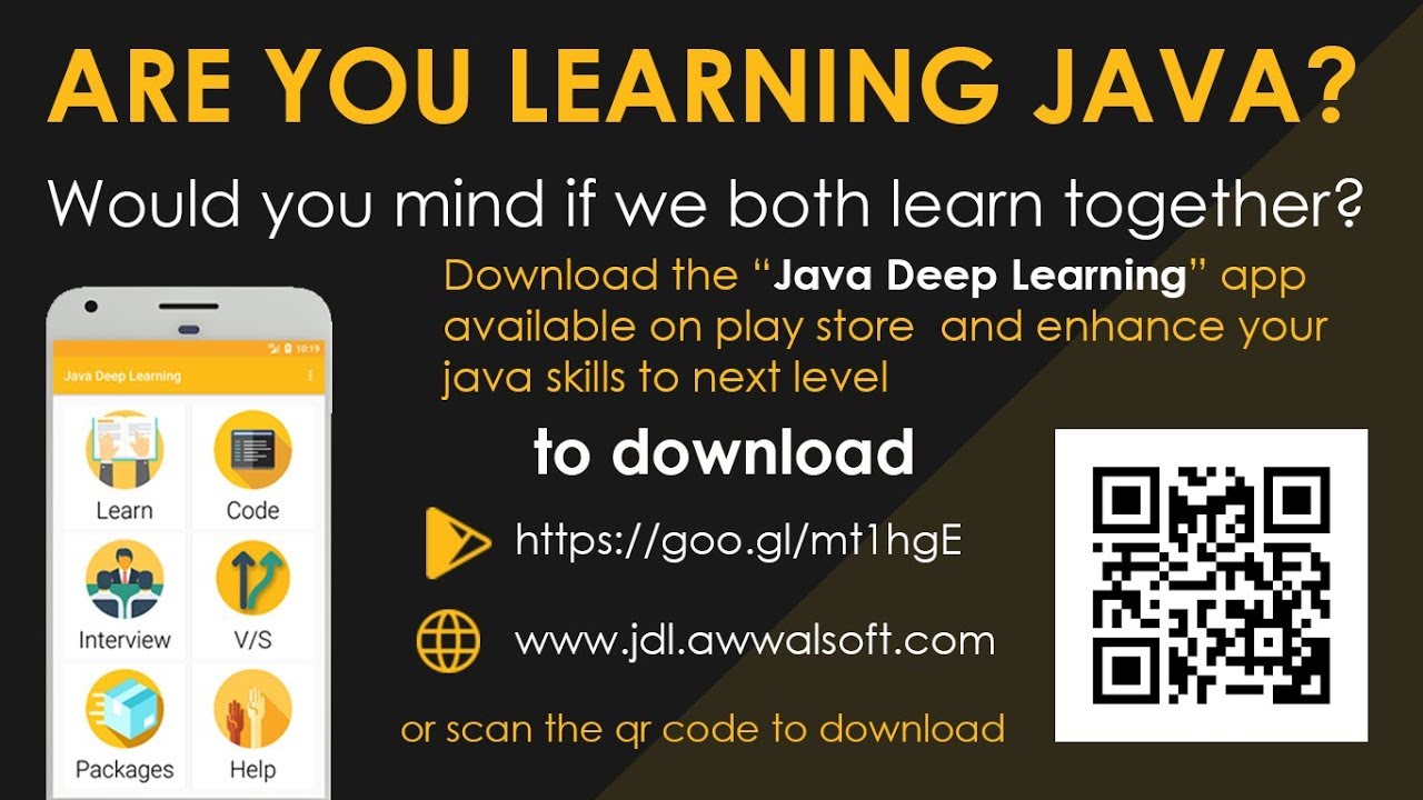 Java Deep Learning App Intro  | Developed by Awwalsoft