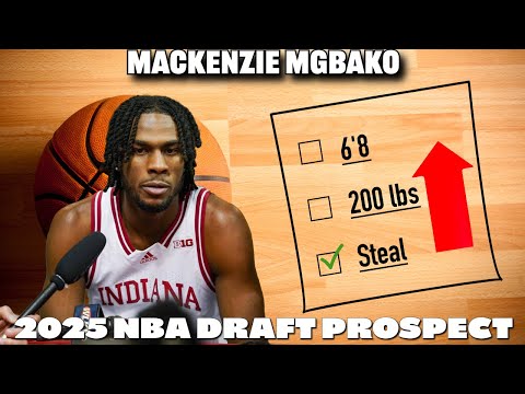2025 NBA Draft Prospect Mackenzie Mgbako | Indiana | Steal of the draft?