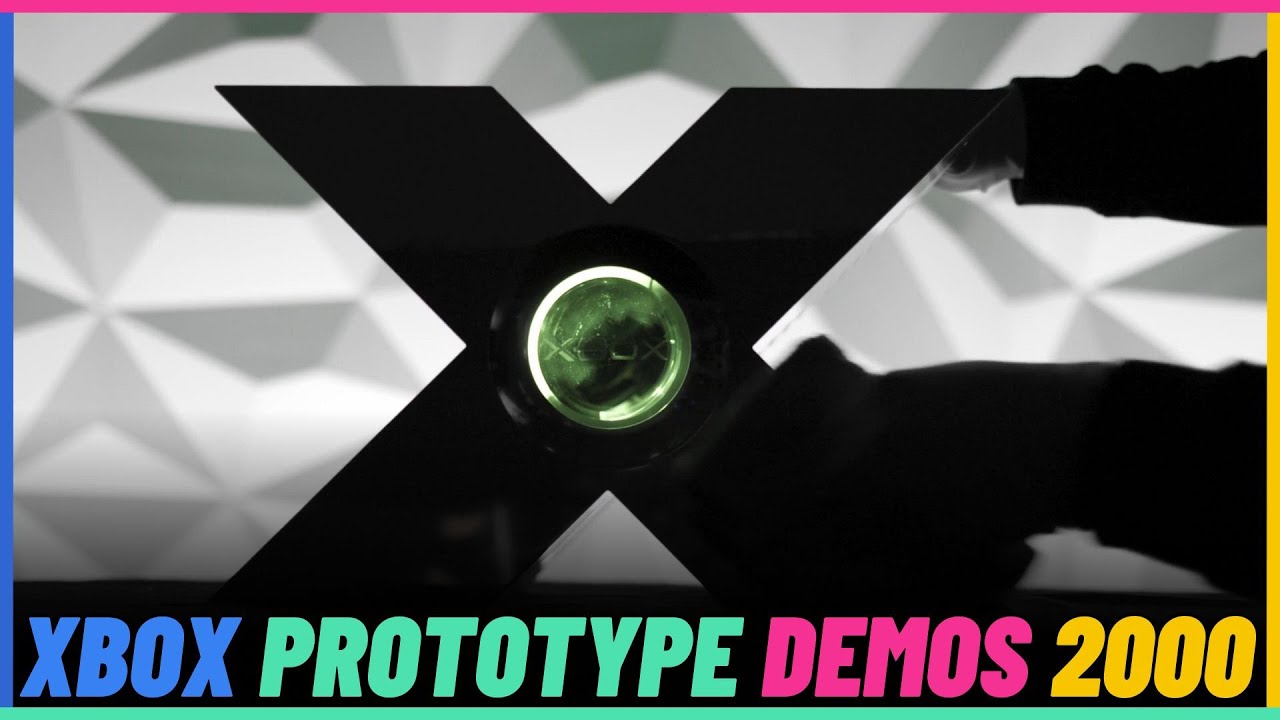 XBOX Prototype Console & Demos In 2000