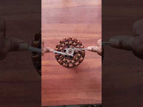 How to remove ceiling fan bearing easily|Fan bearing puller|Ceiling fan repair|Bearing puller#shorts