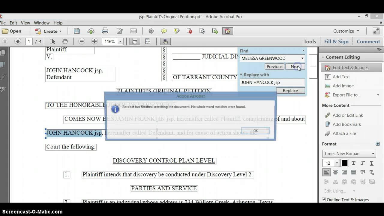 PDF Exercise 4 - PDF Editing