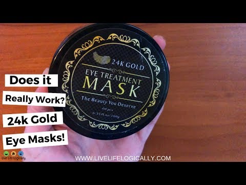 24k Gold Eye Mask Treatment Product Review - Does it really work?