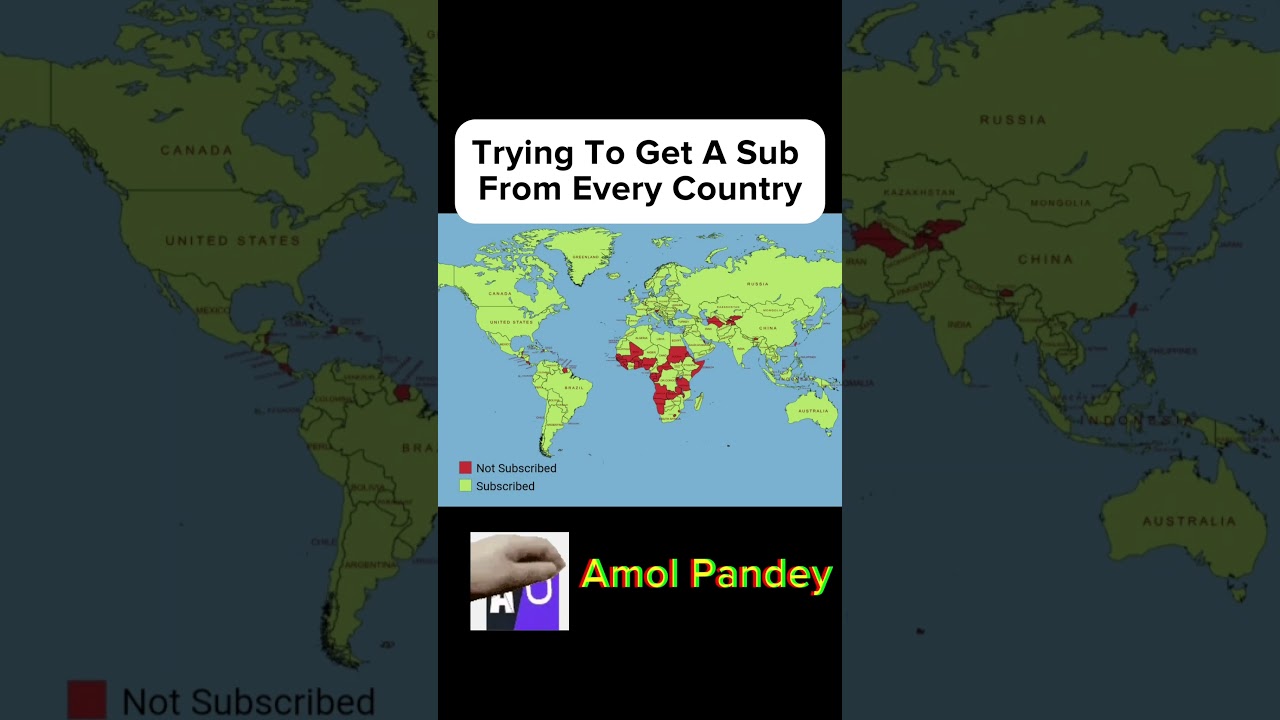 Trying To Get A Sub From Every Country #history #mapchart #geography #mapper #geographymap