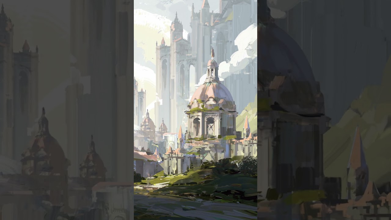 City Digital Painting