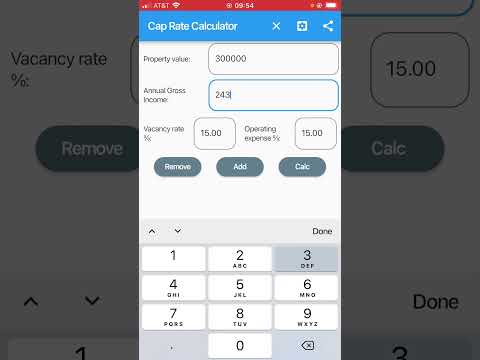 How do you calculate Capitalization rate (CAP Rate) for a Rental Property?