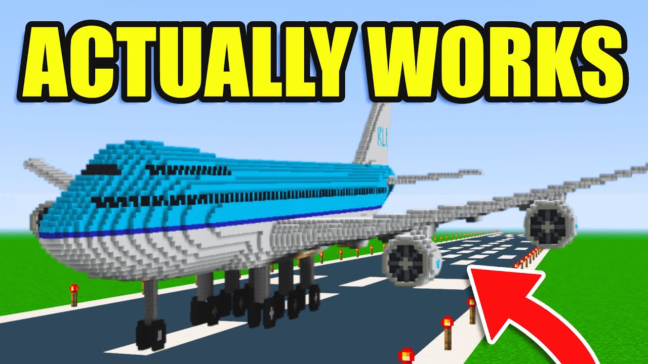 Make A Fully WORKING AIRPORT in Minecraft! (Easy) - Minecraft Builders