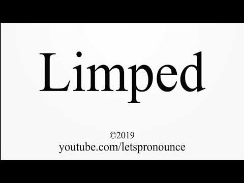 How to Pronounce Limped