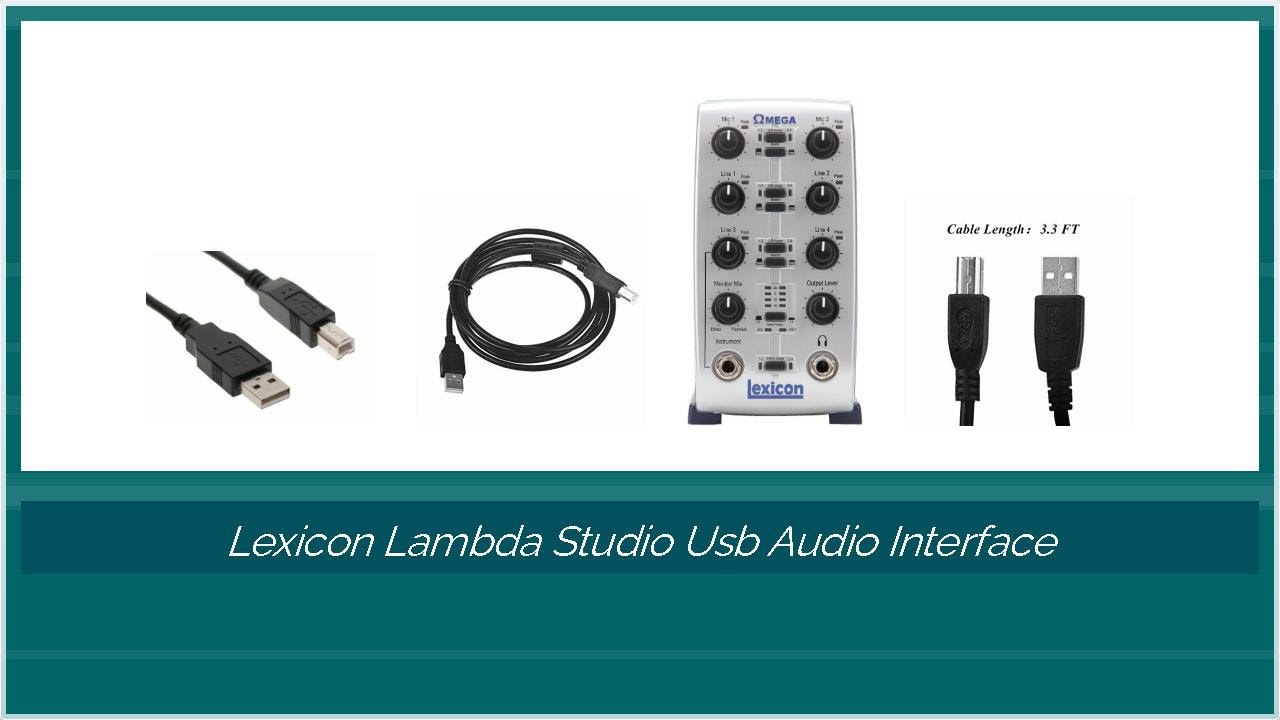 Lexicon Lambda Studio Usb Audio Interface - Daring Reviews