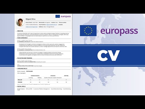 How to Make Europass CV | European CV Format | CV for Europe Jobs