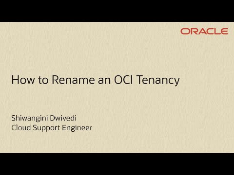 How to Rename an OCI Tenancy – Ahmed AbdelFattah Blog