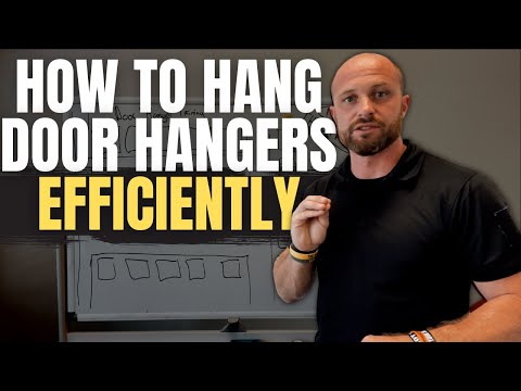 STOP Hanging Door Hangers Inefficiently // Do THIS Instead