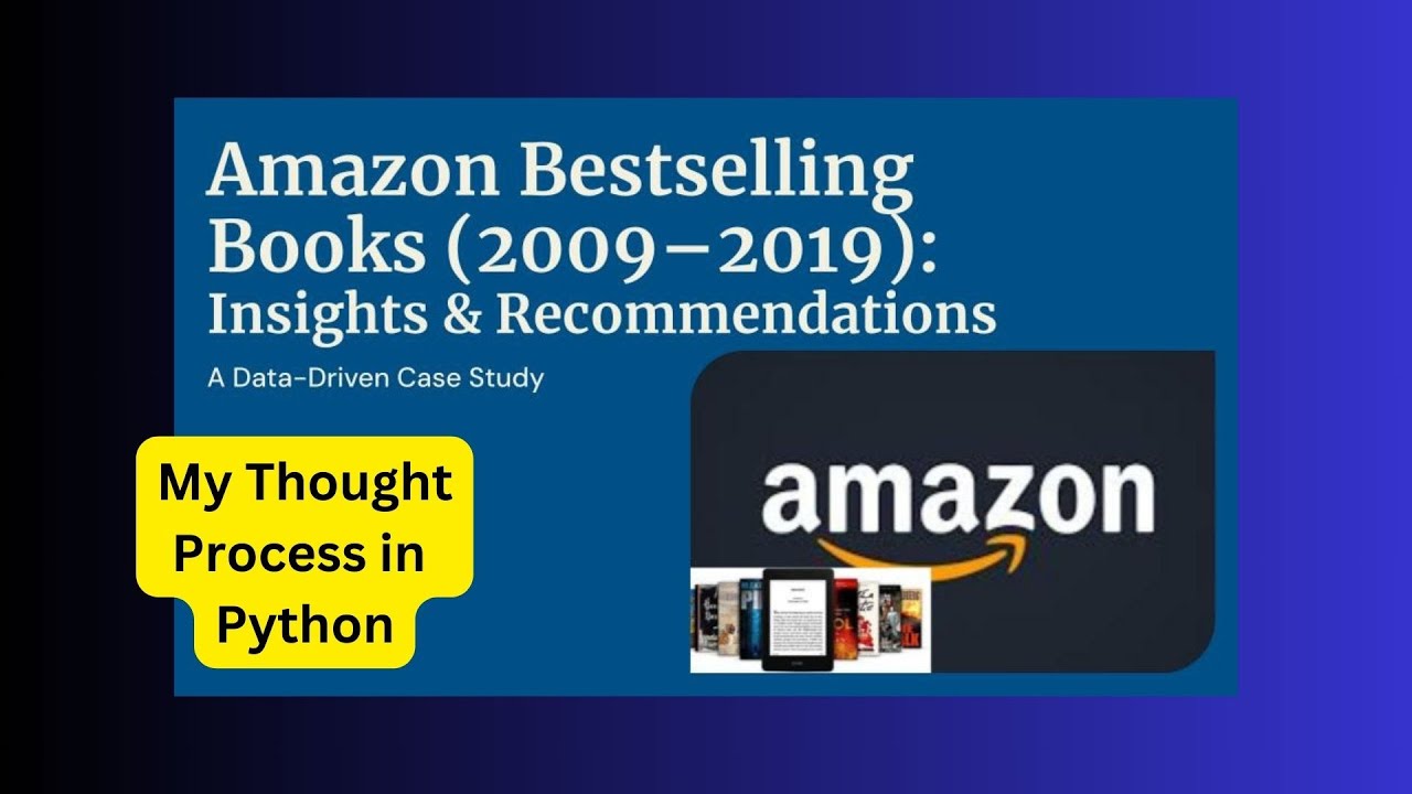 Step-by-Step Python Guide: Analyzing Amazon Bestsellers Dataset (2009–2019)