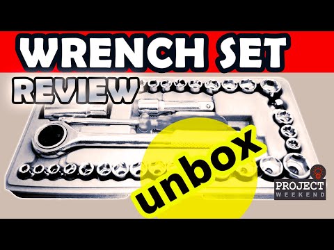 FULL TOOLBOX REVIEW - 40 pcs combination socket wrench set unboxing and full review | socket wrench