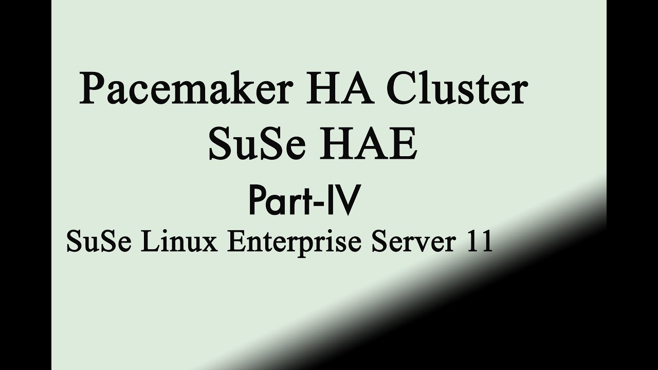 Suse linux HAE clustering part4-indroduce to Hawk and pacemaker GUI tool