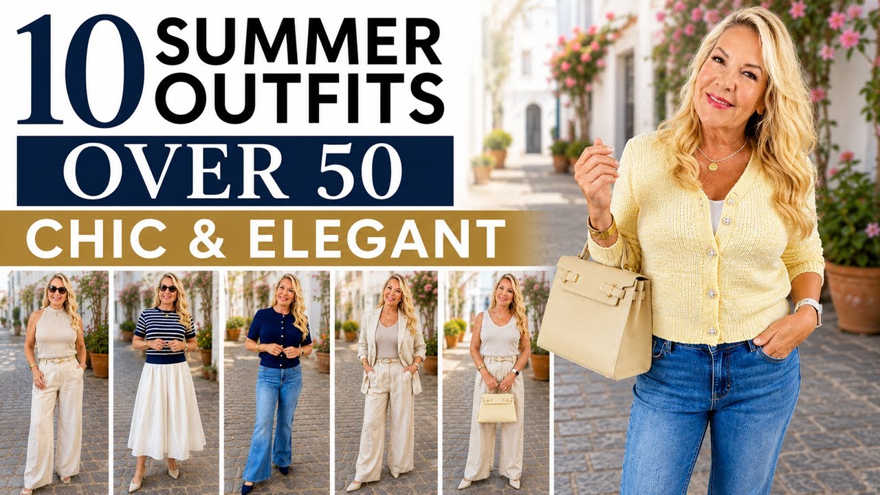 10 SUMMER OUTFITS THAT MAKE WOMEN OVER 50 AND 60 LOOK INSTANTLY CHIC AND ELEGANT