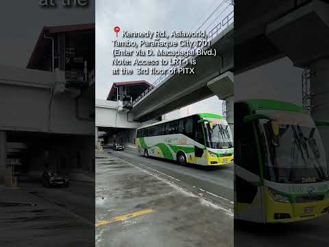 WHERE IS THE ๐ LRT-1 PITX (ASIAWORLD) STATION? #manila #commute #philippines #travel #lrt