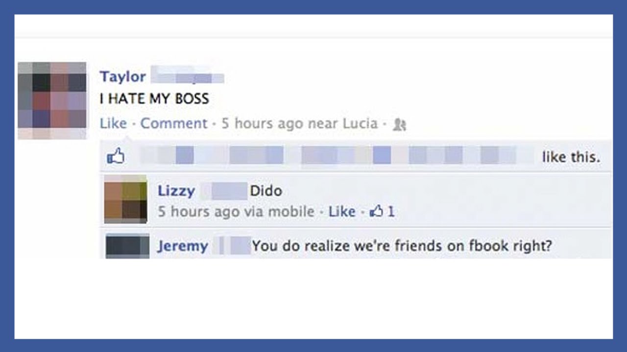10 Facebook Posts That Got People Fired