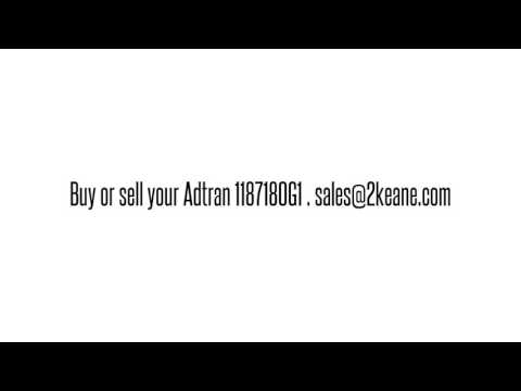 1187180G1 BVL3ABEDTCAdtran 1187180G1 BVL3ABEDTC BVL3ABE ADTRAN TOTAL ACCESS 5000 SHDSL INTFC CD: W