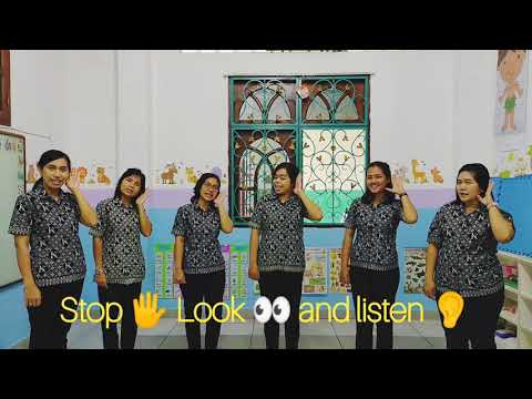 Stop, Look and Listen (Rhyme for children)