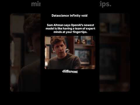 sam Altman talks about open ai new model #ai #chatgpt #artificialintelligence #datascience