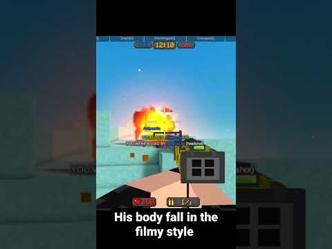 His body fall in the.... || Pixel warfare || #shorts #pixelwarfare #pixelwar #shooting #trend #shoot