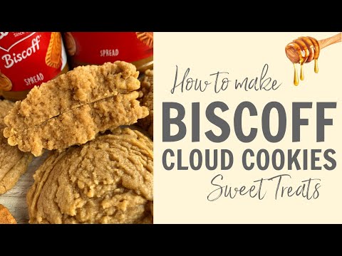 How to make a Biscoff Cloud Cookies! Recipe #Shorts