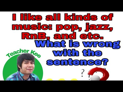Common English Grammar Mistakes - Should you put AND before ET CETERA?