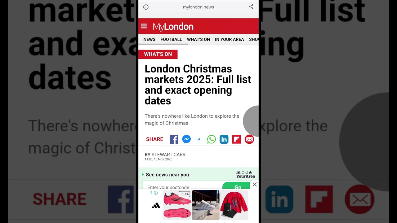 London Christmas markets 2025: Full list and exact opening dates #londonmarket #cityoflondon #travel
