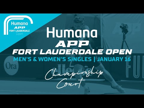 Championship Court | Day 1 | The 2025 Humana APP Fort Lauderdale Open | January 16