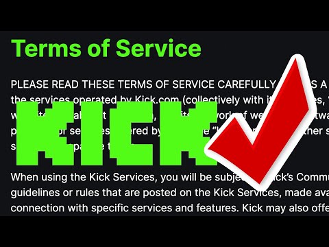 Reading the ACTUAL Kick.com Terms Of Service