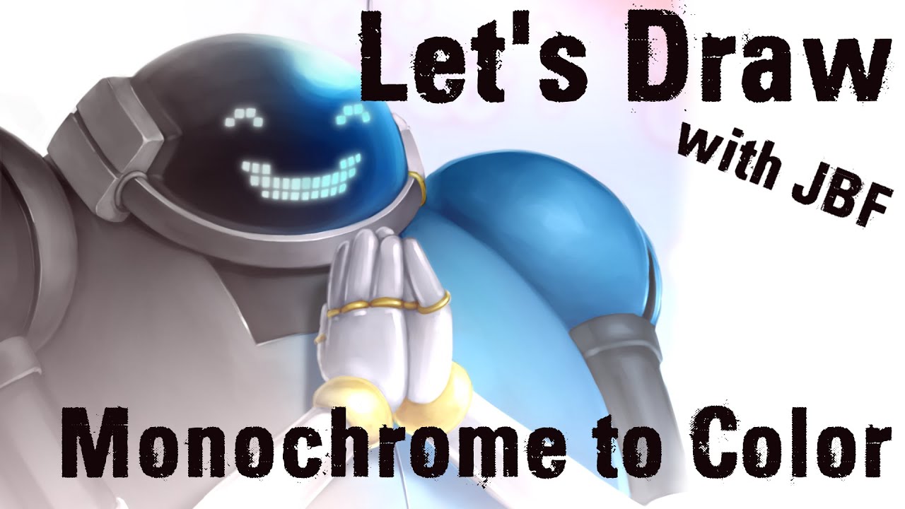 Let's Draw! Monochrome to Color Process