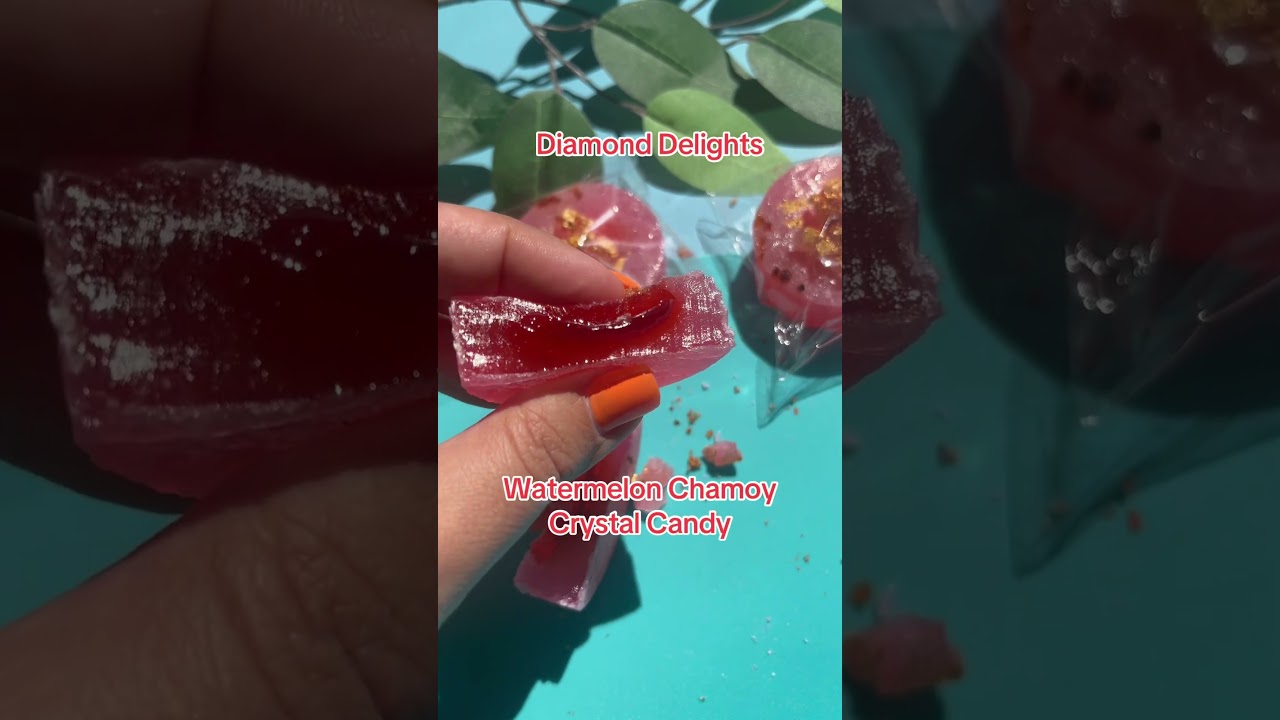 Sweet, spicy, crunchy 🔥 This watermelon chamoy candy is a full-on flavor explosion 💣🍉🌶️