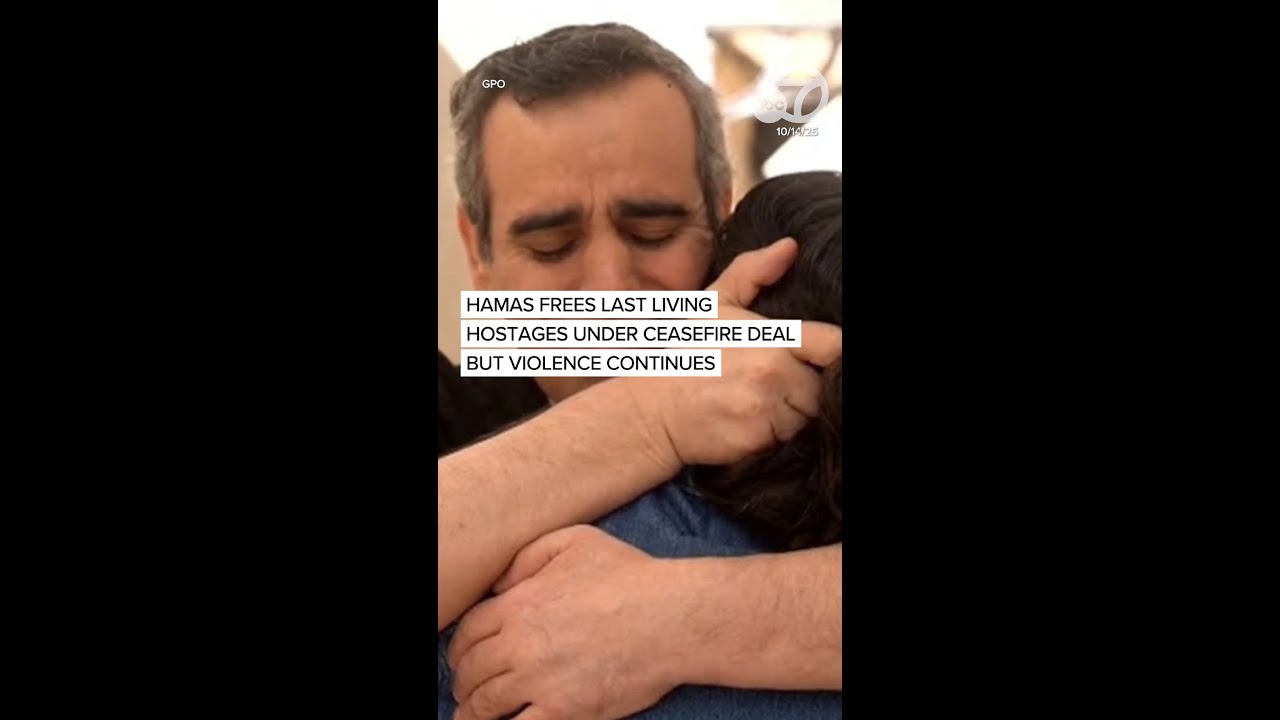 Living Israeli hostages and Palestinian prisoners are freed as part of Gaza ceasefire