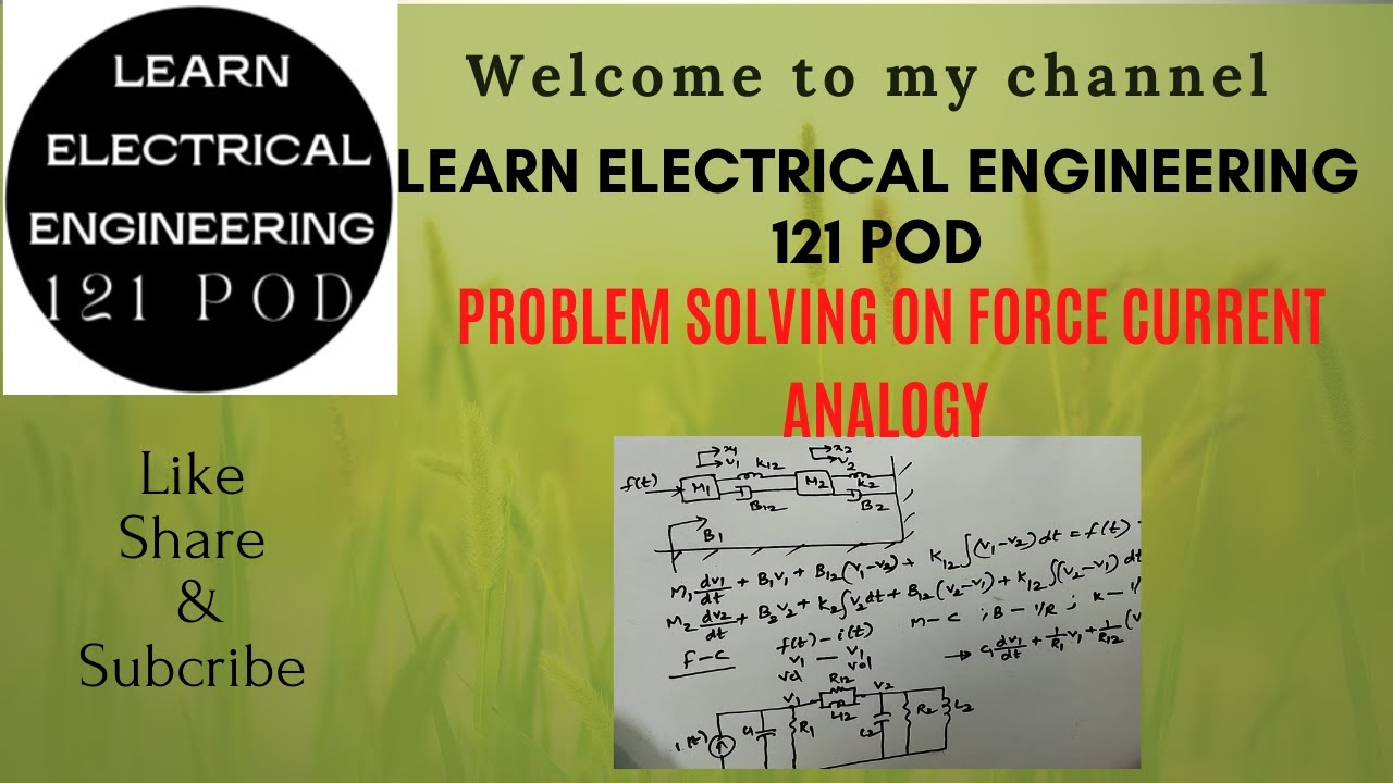 Problem solving on Force Current analogy