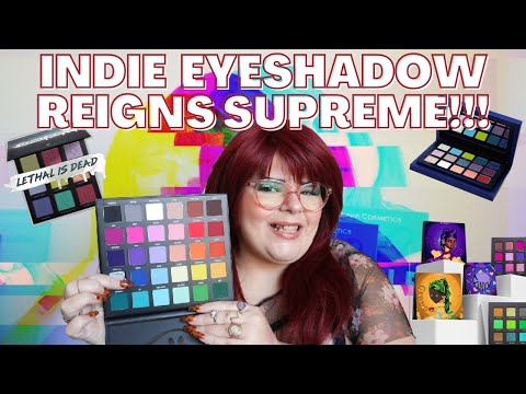 🤩 INDIE EYESHADOW PALETTE FAVES 🌈 ALL THE BEAUTIFUL PALETTES I LOVED IN 2021! ✨ FAVORITES WEEK 2021